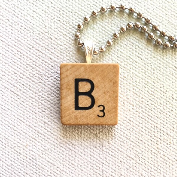 Scrabble Necklace - Etsy