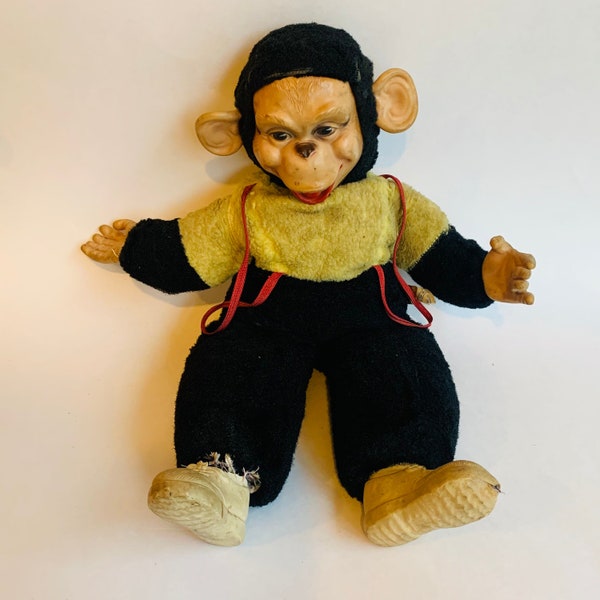 Rubber Face Monkey Plush - Etsy