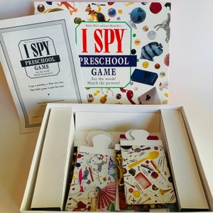 Vintage I Spy Preschool Game - Etsy