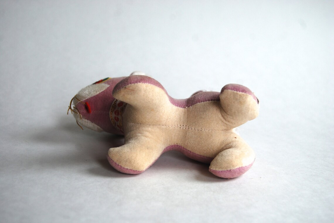 Vintage Purple Squirrel Stuffed Animal Made in Japan | Etsy