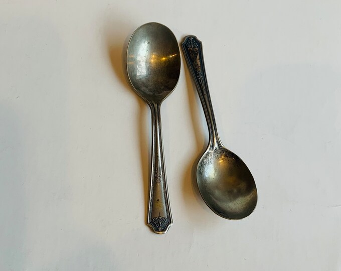 Vintage Baby Spoons, Carlton Silver Plate - Etsy