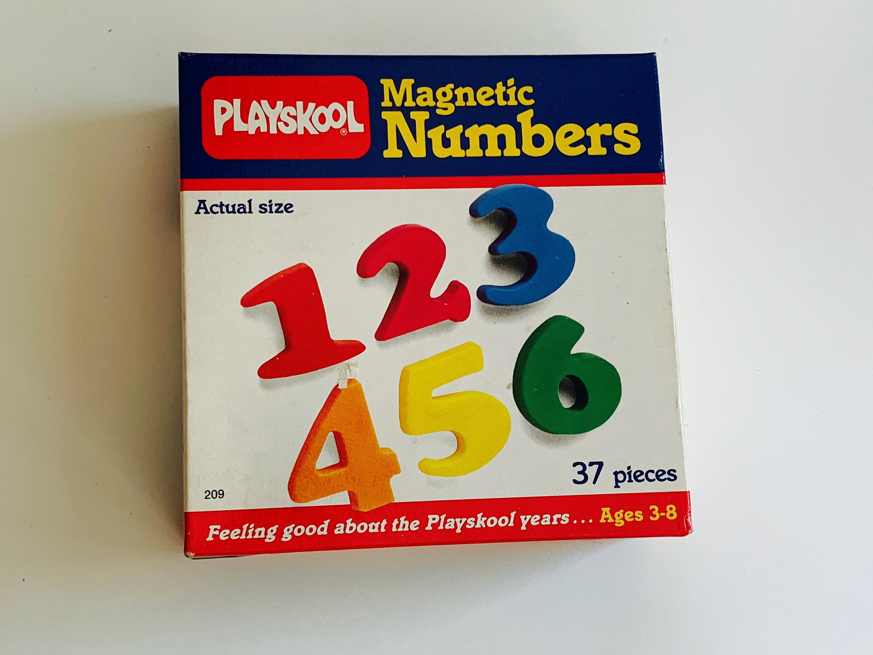 Vintage PlaySkool Magnetic Numbers New in Box | Etsy
