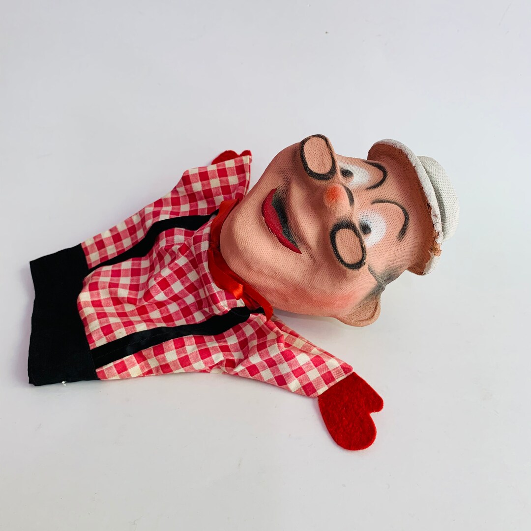 Vintage Child's Hand Puppet, Mr. Sylvester - Etsy