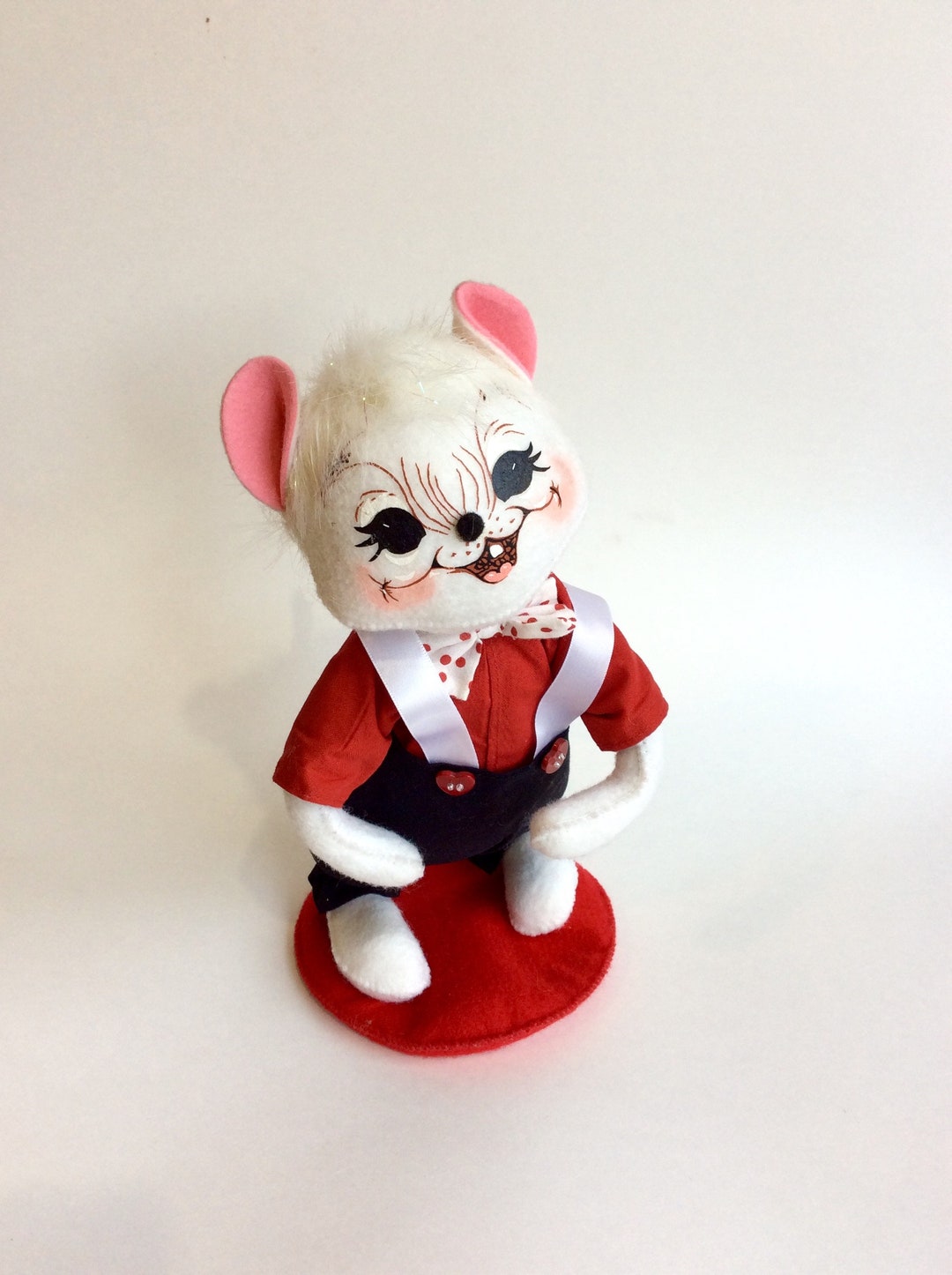 Vintage Annalee Cat, Valentines Ready, Plush, With Stand - Etsy