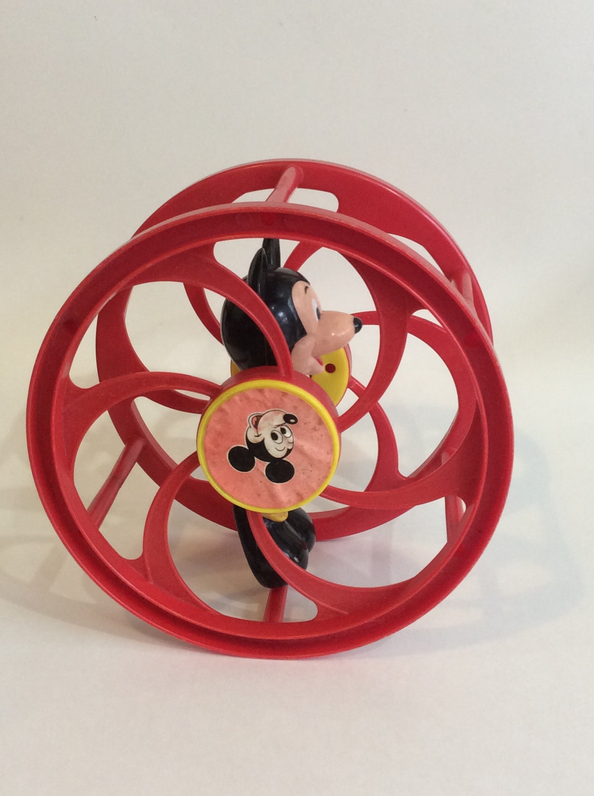 Vintage Walt Disney Productions Mickey Mouse Wheel Toy - Etsy