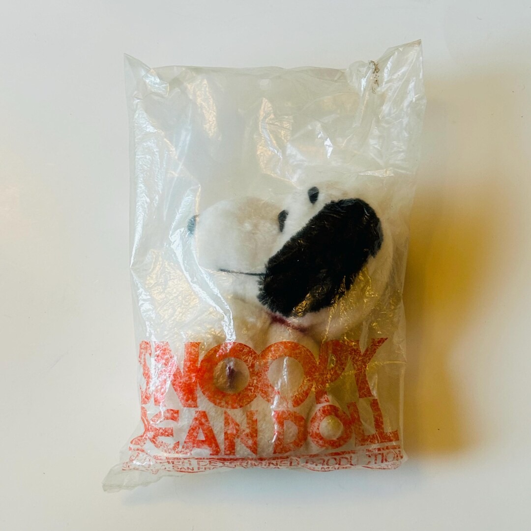 Vintage Snoopy Bean Doll in Original Plastic Bag, 1968, Super Rare - Etsy