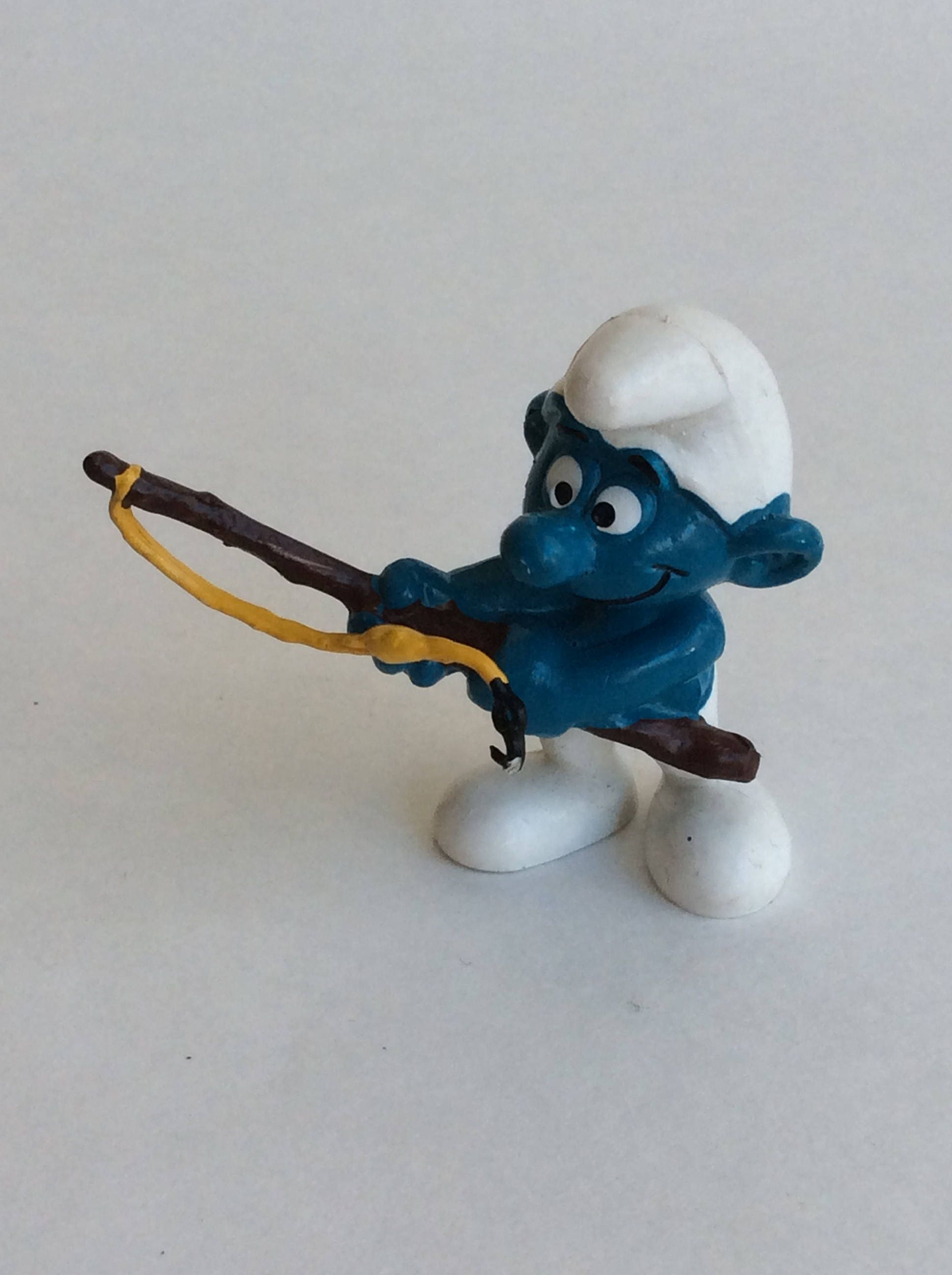 Vintage Fishing Smurf West Bully Germany | Etsy