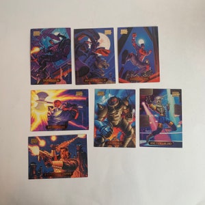 Vintage Marvel Masterpiece Gold Foil Trading Card Lot - Etsy