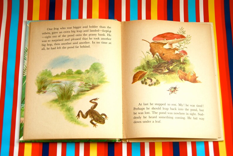 Vintage Jeepers the Little Frog Children's Book - Etsy