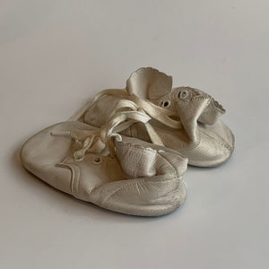 Vintage Pair of White Baby Shoes, Mrs. Davis Ideal Last - Etsy