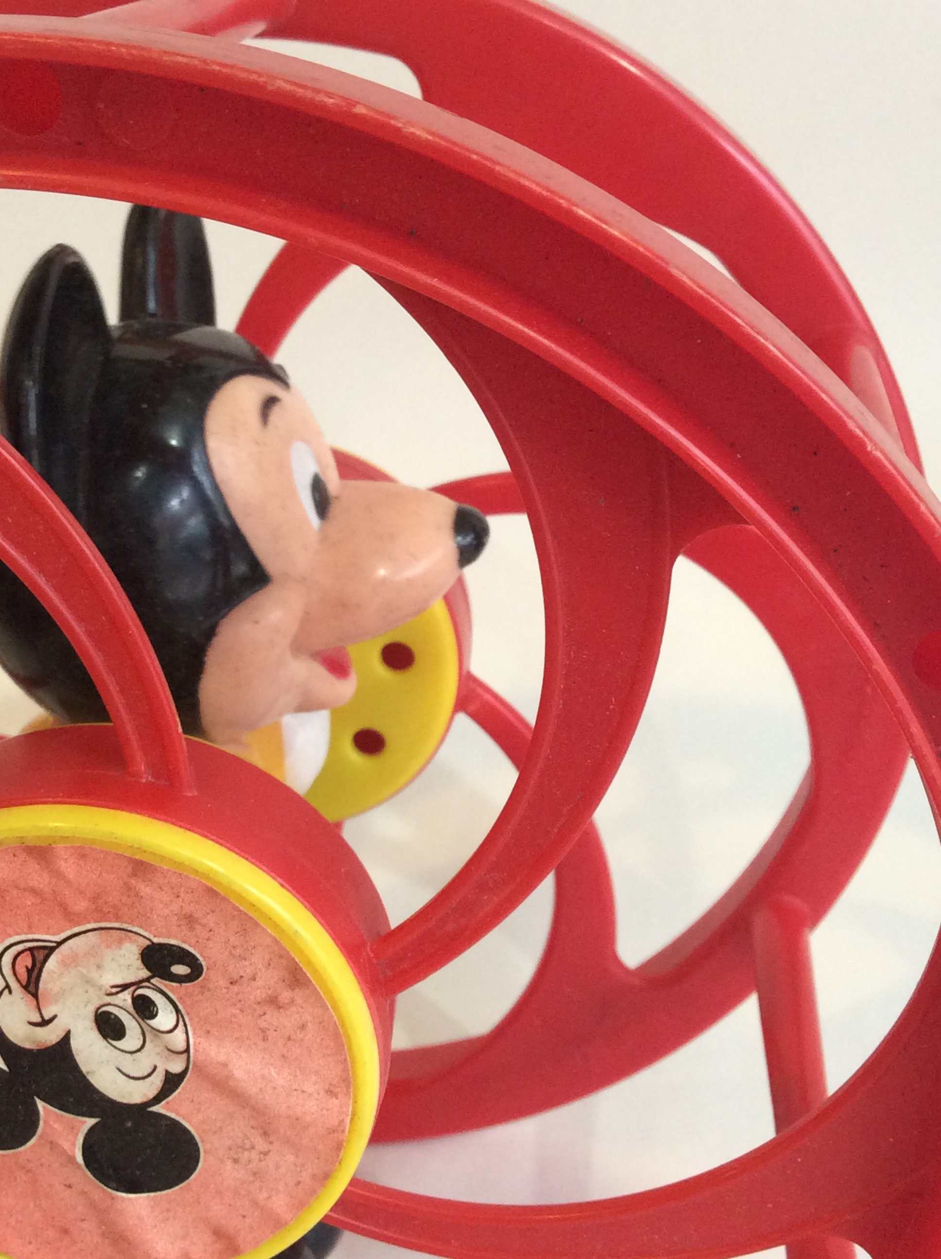 Vintage Walt Disney Productions Mickey Mouse Wheel Toy - Etsy UK