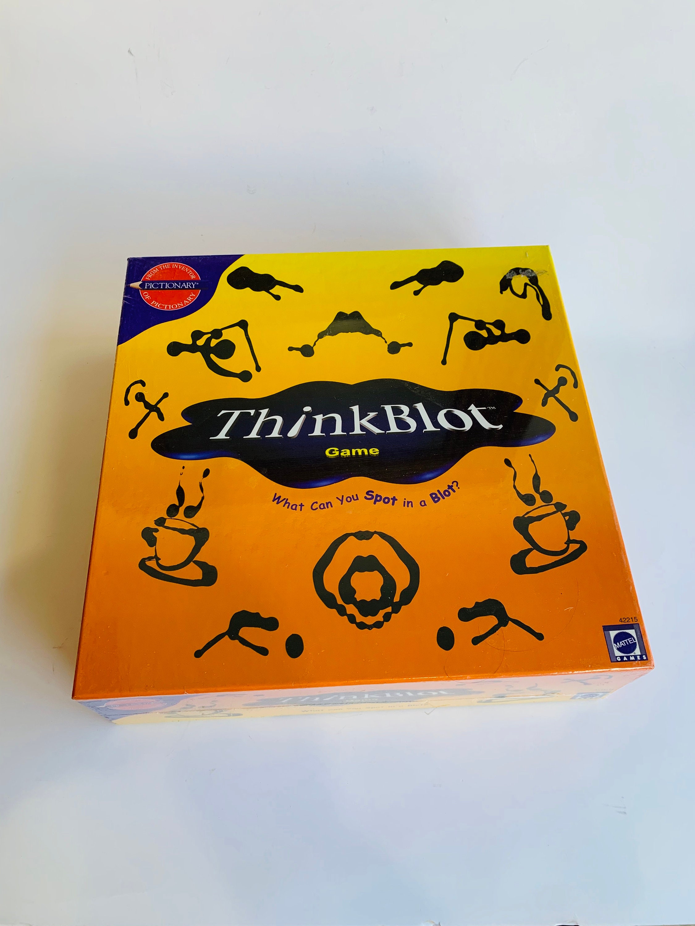 Vintage Think Blot Game by Mattel Headstock | Etsy