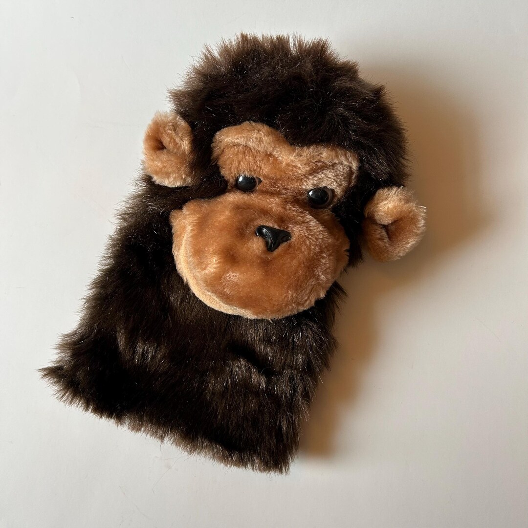 Vintage Dakin Monkey Hand Puppet - Etsy