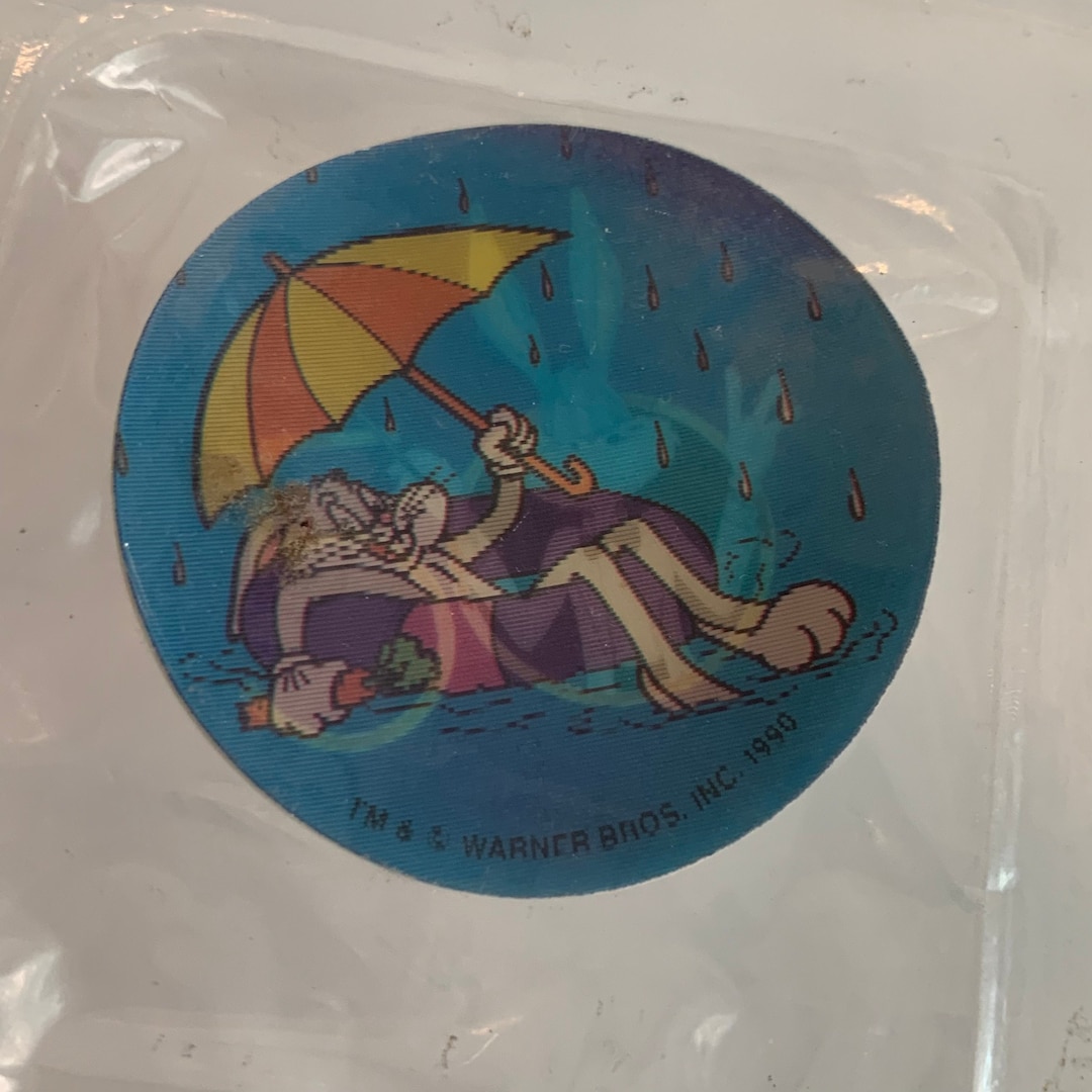 Vintage Pog, Bugs Bunny, Hologram, 50, Warner Brothers, New in Package ...