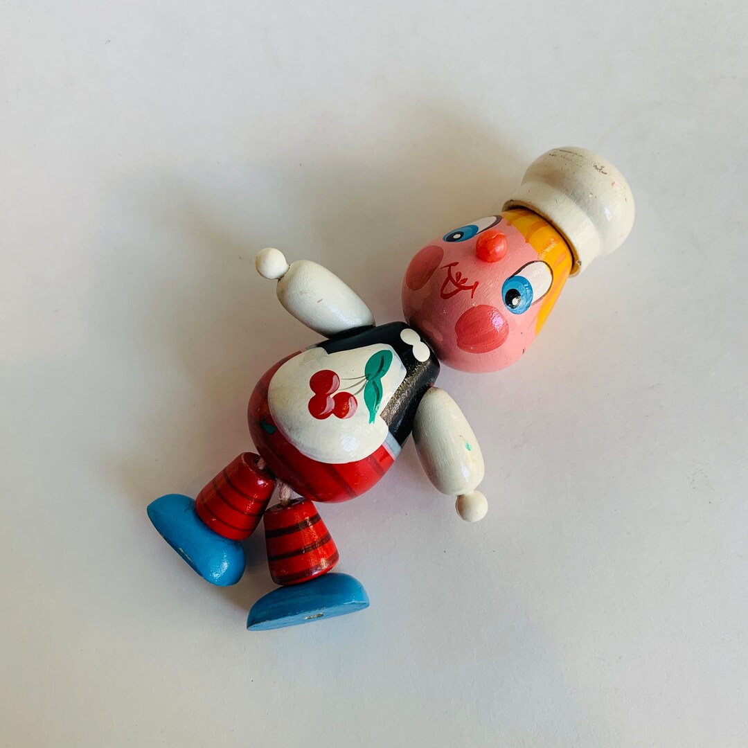 Vintage Chef Beaded Cartoon Toy - Etsy