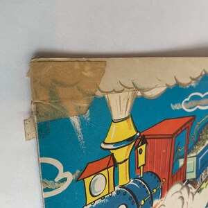 Vintage the Happy Little Train Game Board and Spinner - Etsy