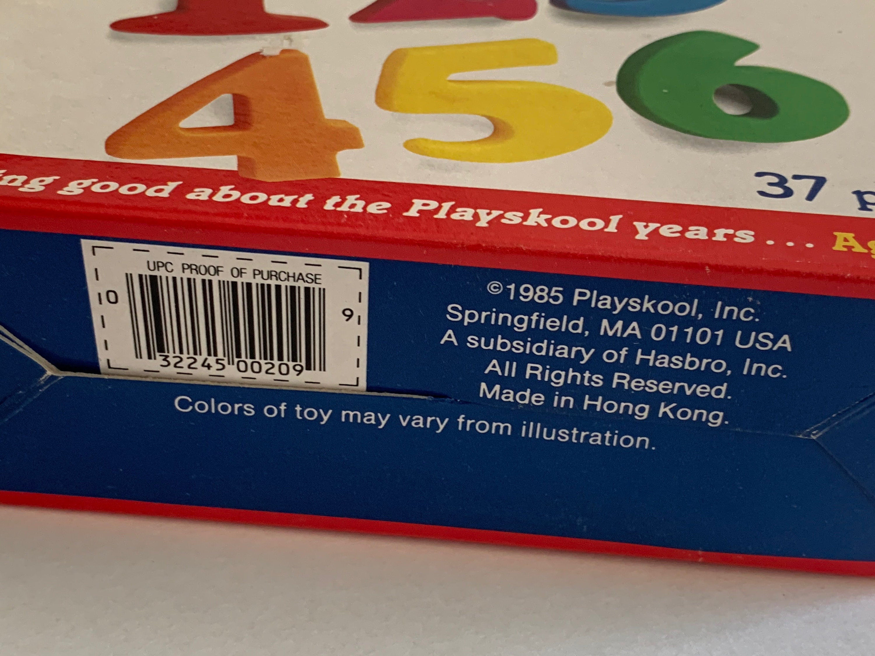 Vintage PlaySkool Magnetic Numbers New in Box | Etsy
