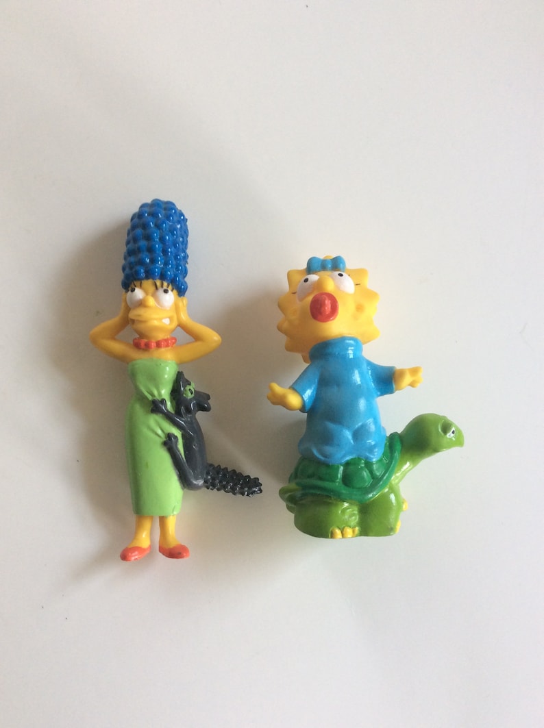 Vintage Simpson Figurines Marge Maggie | Etsy