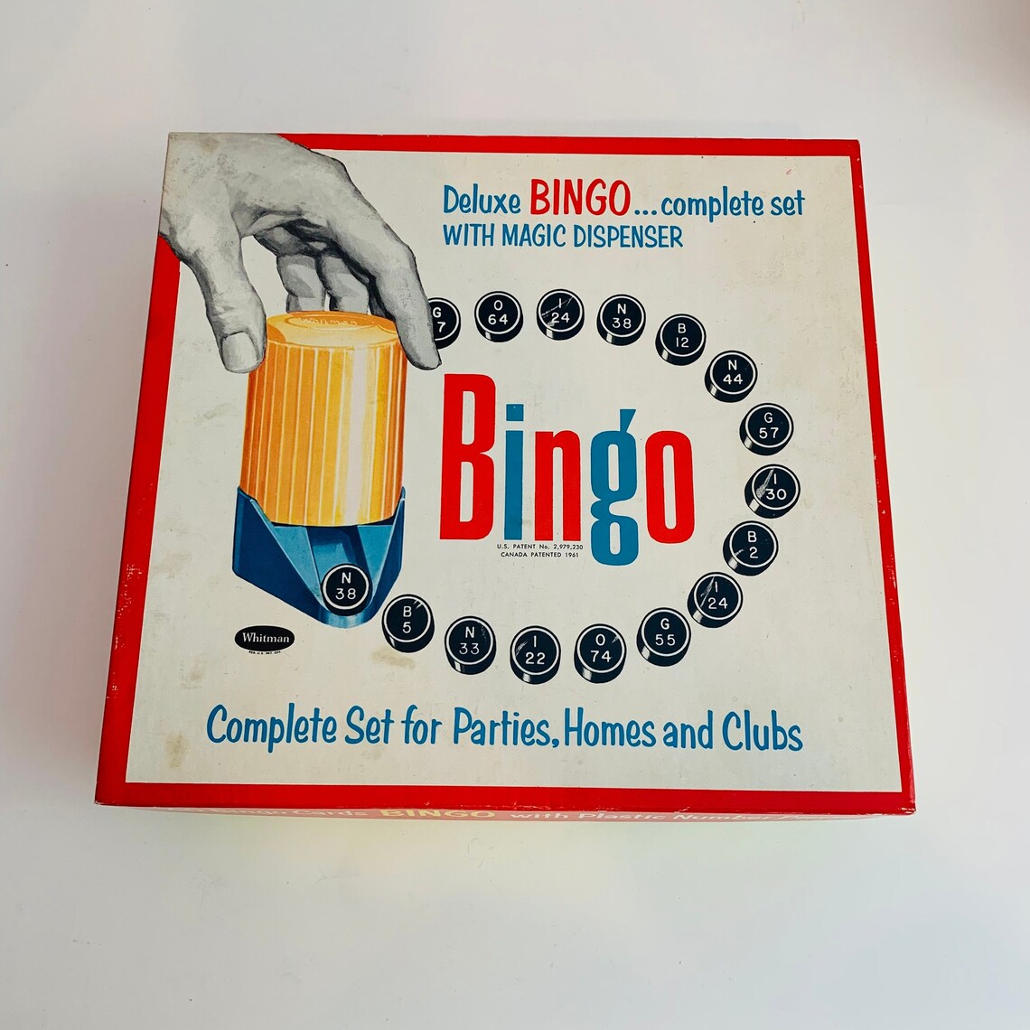 Vintage Whitman Deluxe Bingo Set With Magic Dispenser - Etsy
