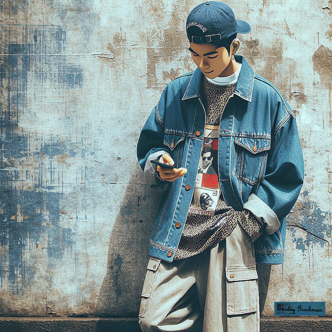 Urban Ease, AI Generative Art Anime Style, Downloadable Digital Retro ...