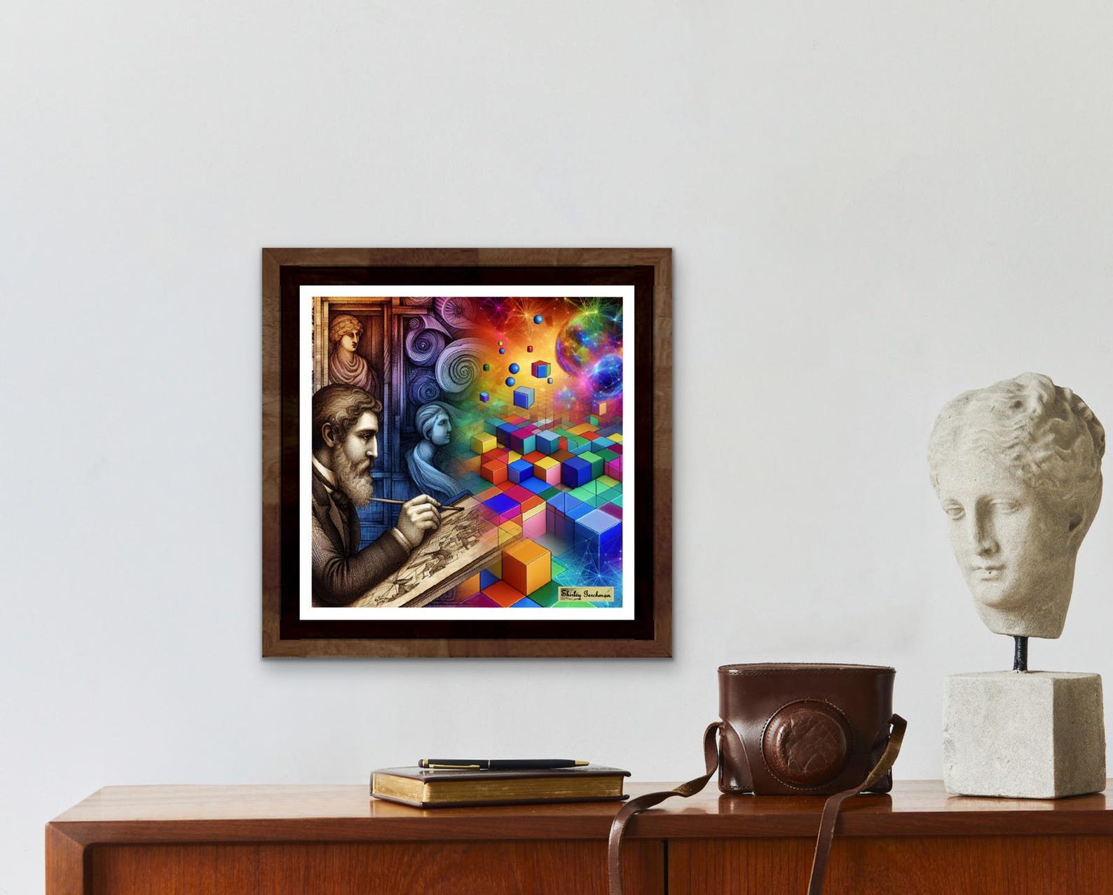 Fragments of Time, Layers of Vision AI Generative Art Digital Download ...