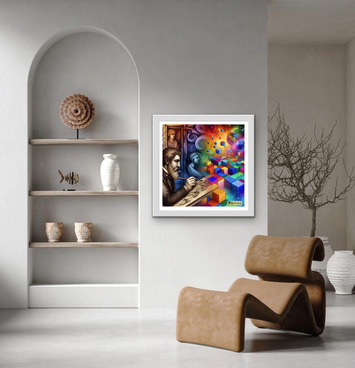 Fragments of Time, Layers of Vision AI Generative Art Digital Download ...
