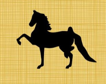 Racking Horse Vinyl Decal FREE SHIPPING on Eligible Orders I - Etsy