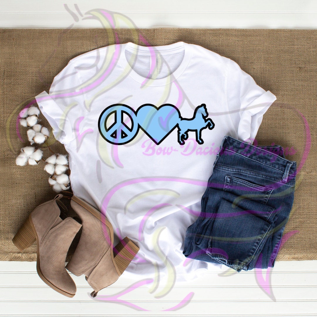 Peace Love Hackney SVG; Hackney Pony; Peace Love Pony; Equestrian SVG ...