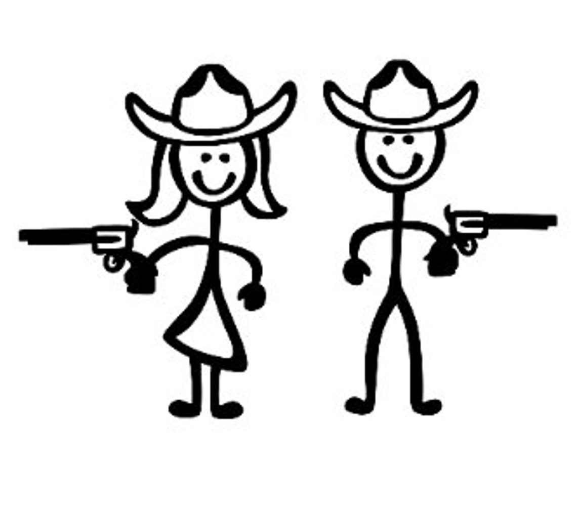 Build Your Cowboy Themed Stick Family; Western; Rodeo; Horse; Stick ...