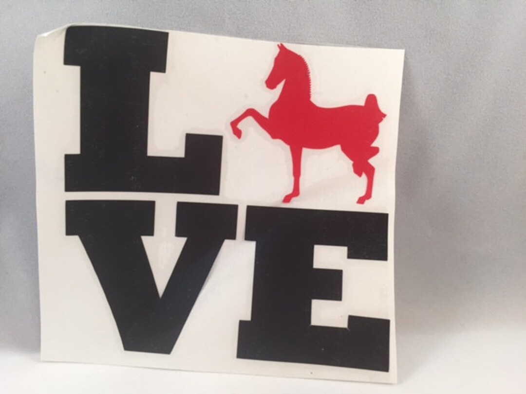 Hackney Pony Love Vinyl Decal - Etsy