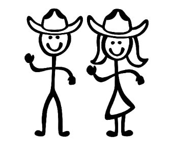 Build Your Cowboy Themed Stick Family Western Rodeo Horse | Etsy