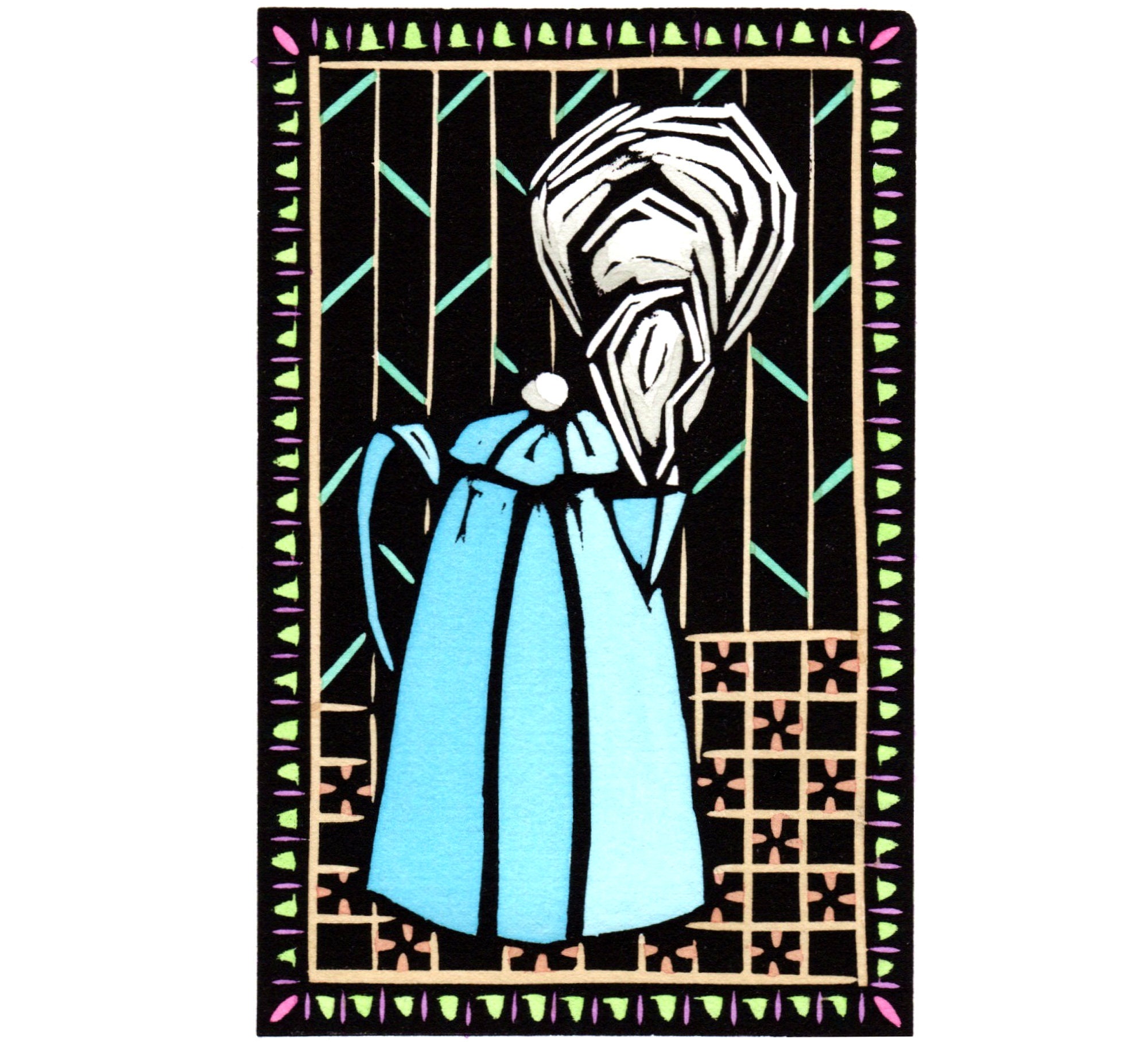 Original Linocut 1915 of a Coffee Pot by Ken Swanson - Etsy