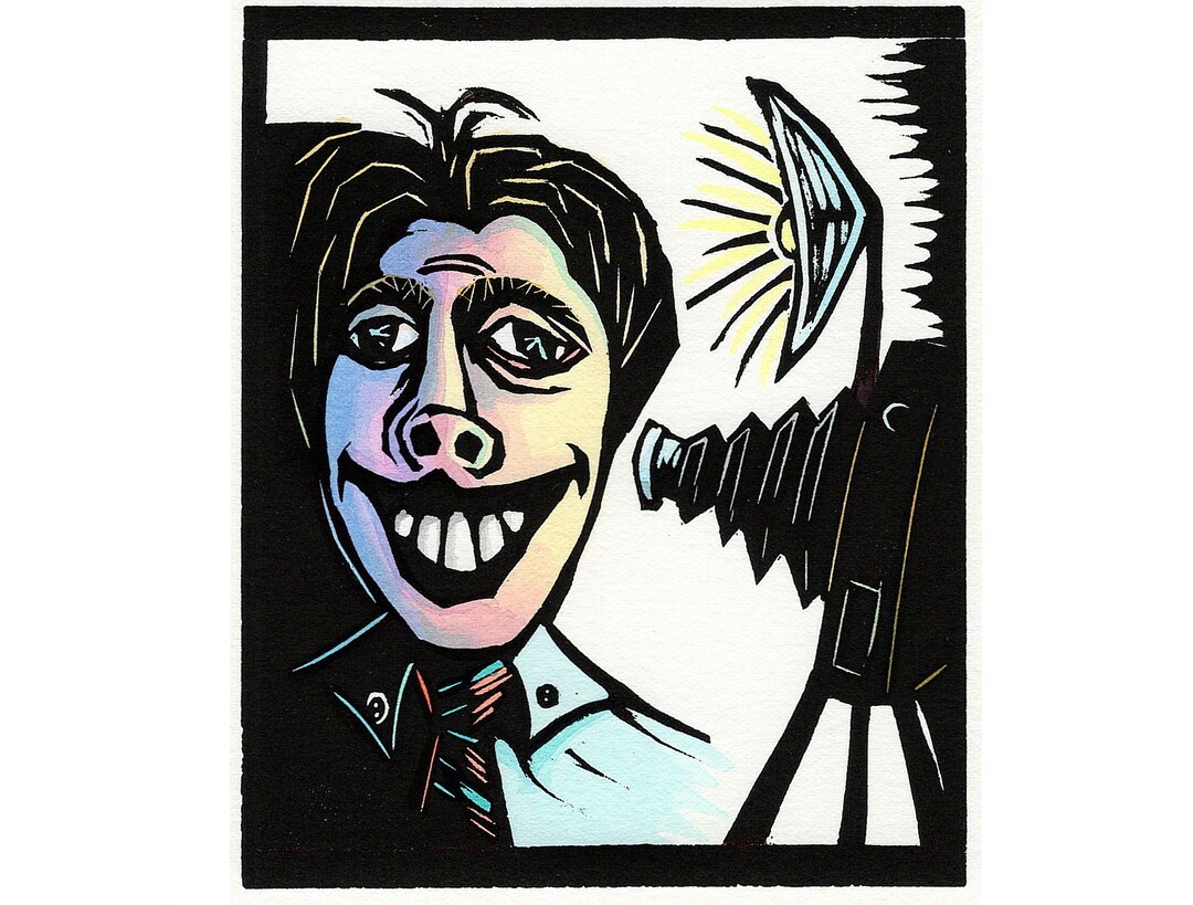 Original Linocut (1540) Titled " Picture Perfect" by Ken Swanson - Etsy