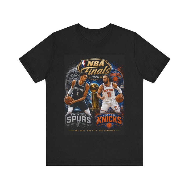 NBA Finals 2026 Spurs Knicks T-shirt, Basketball Fan Gift, Game Day ...