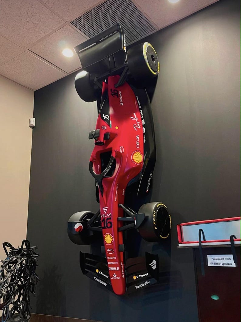 Réplica de F1 em escala 1:2 - Etsy Portugal