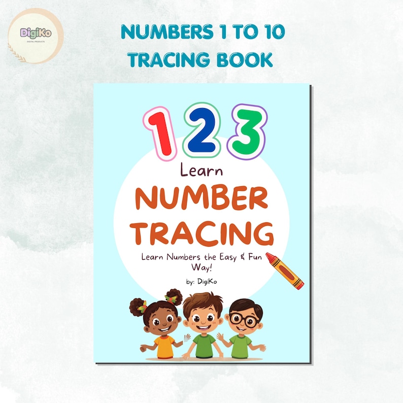 Alphabet & Numbers 1-10 Tracing Workbook Bundle | Preschool Learning ...
