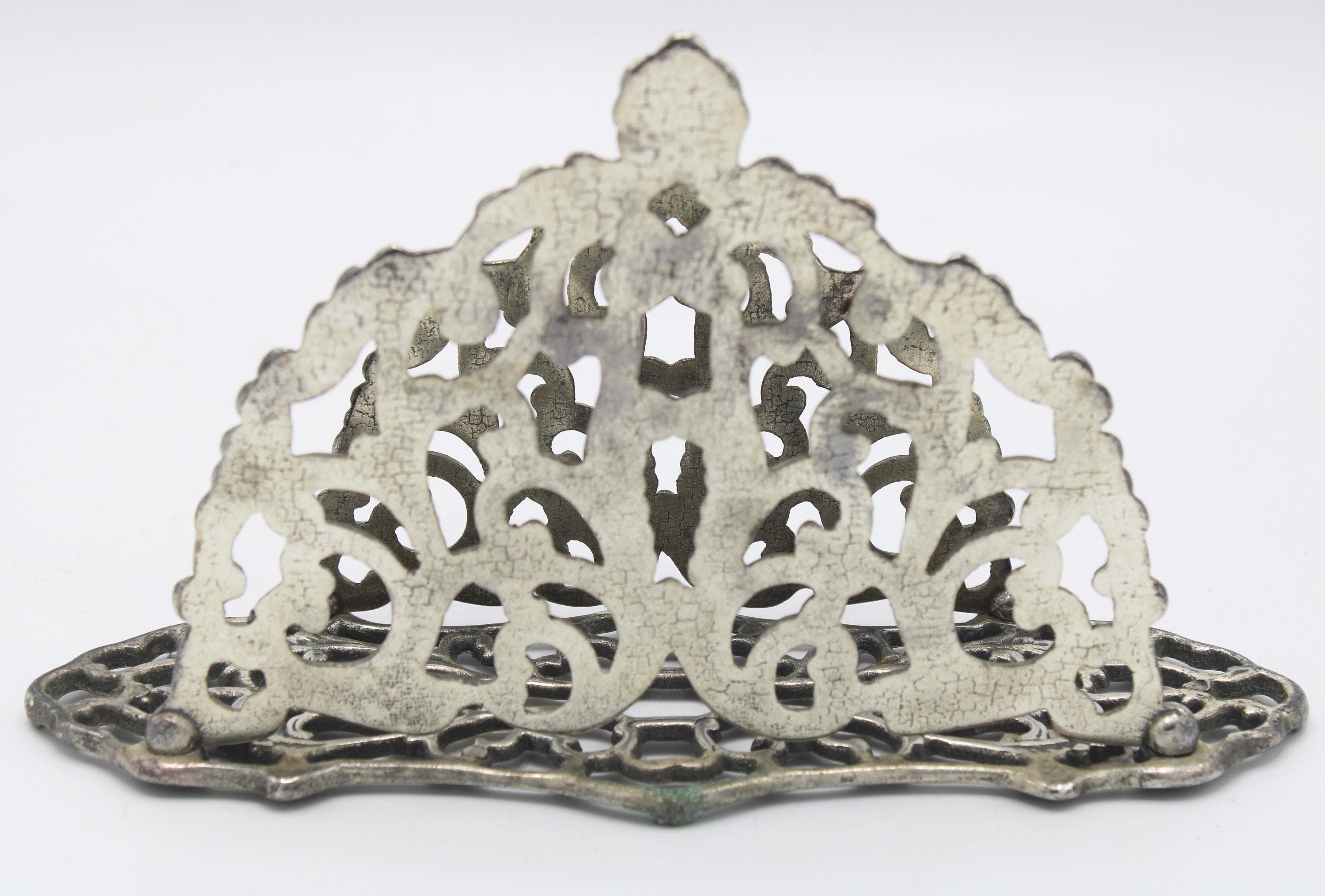 Vintage Italian Silver Plate Letter Rack - Etsy