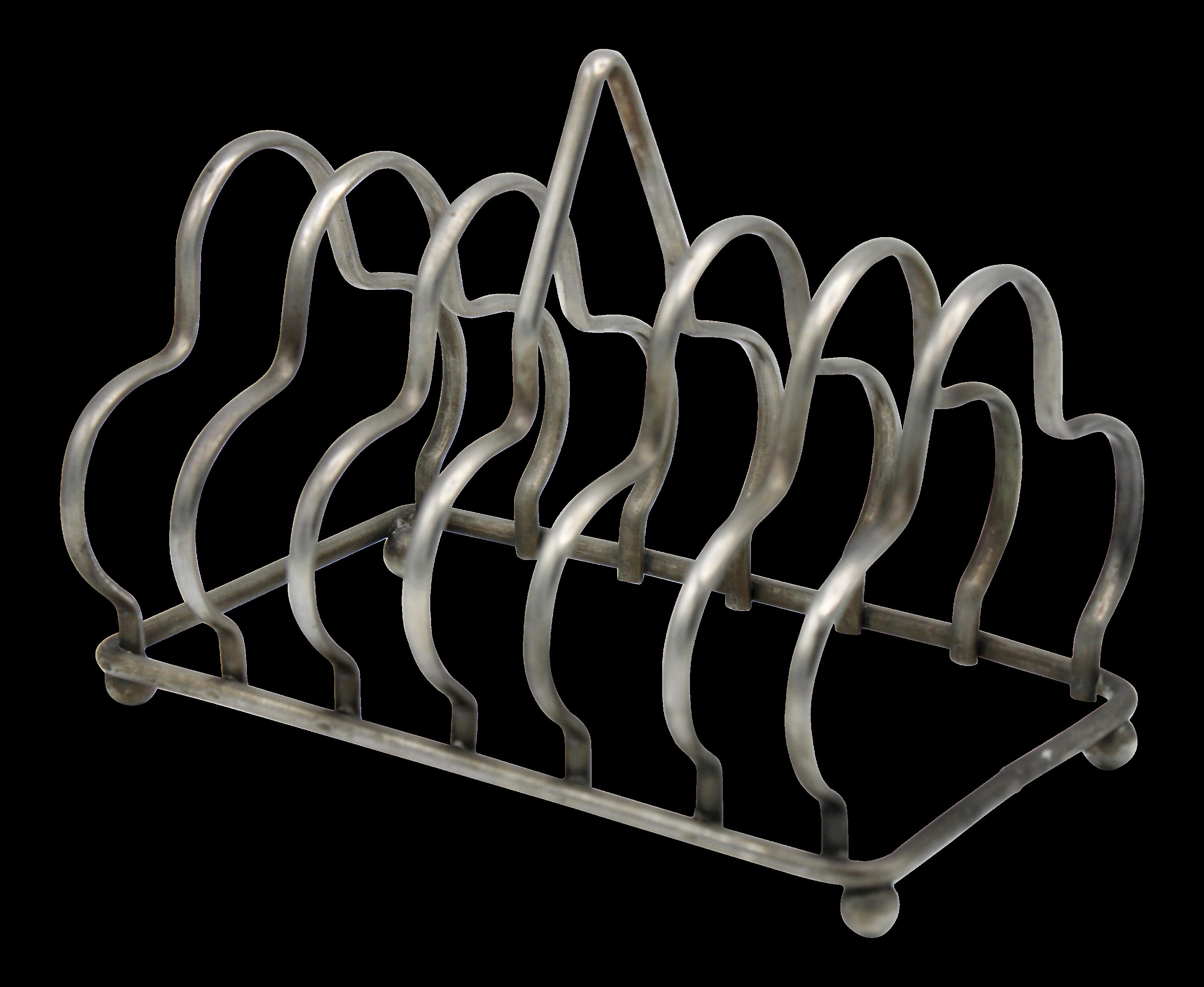 Art Deco Silver-plate English Toast Rack / Letter Rack - Etsy