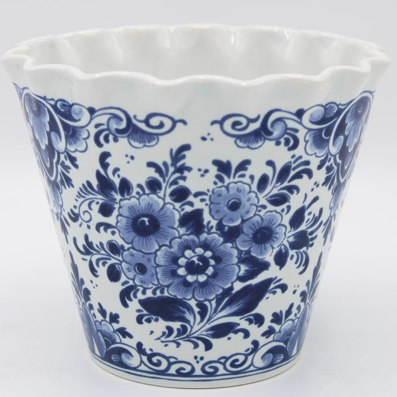 Delft Blue Planter - Etsy