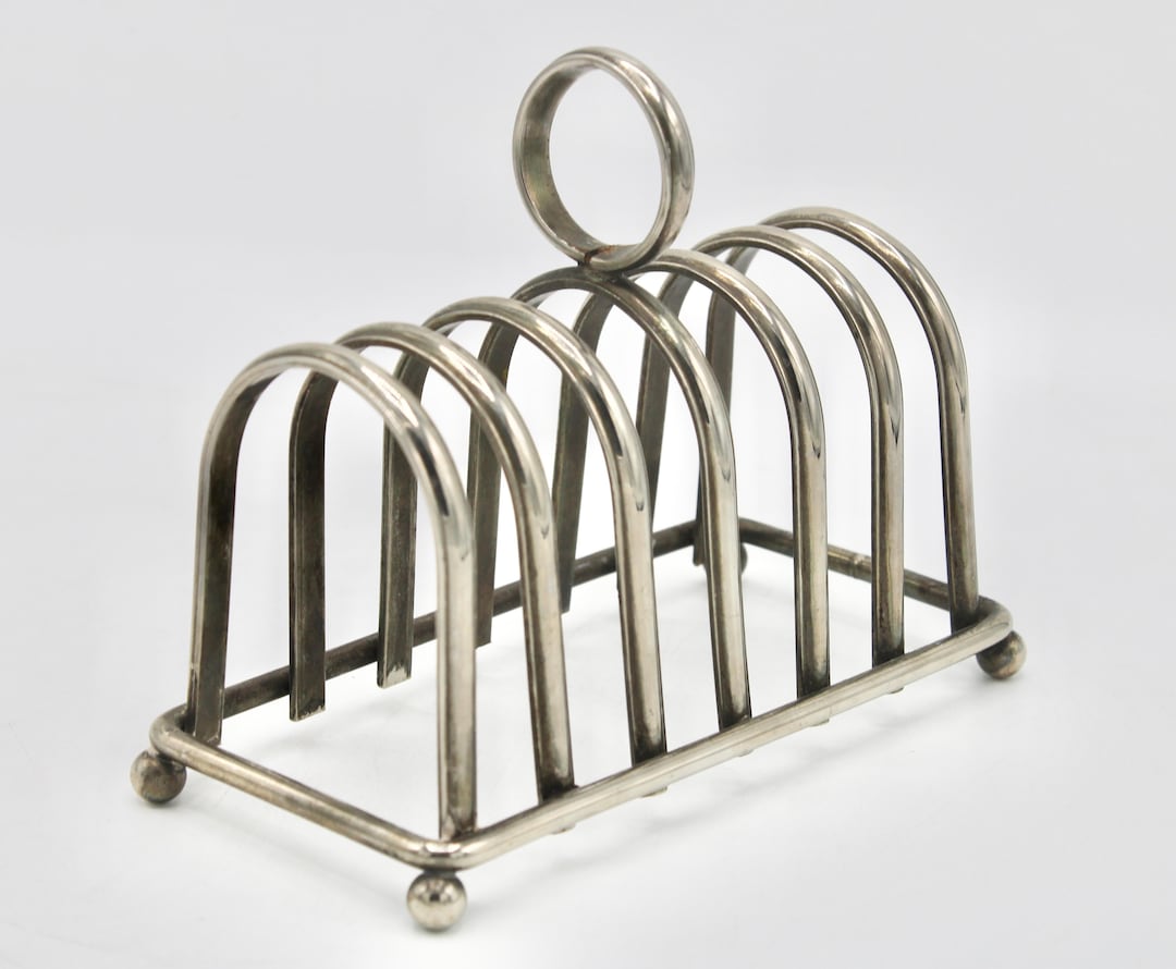 Art Deco English Silver Plate Toast Rack / Letter Holder - Etsy