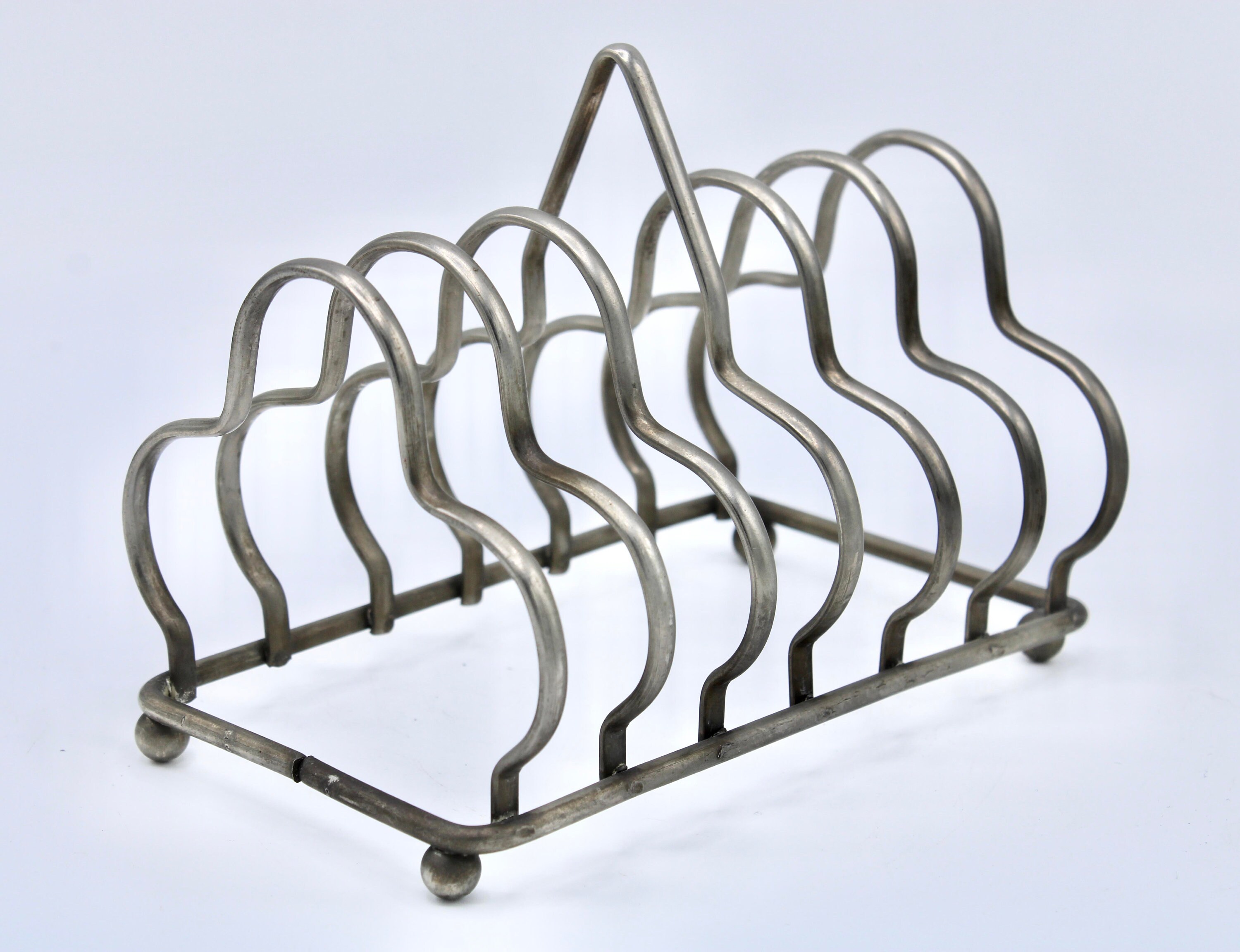 Art Deco Silver-plate English Toast Rack / Letter Rack - Etsy