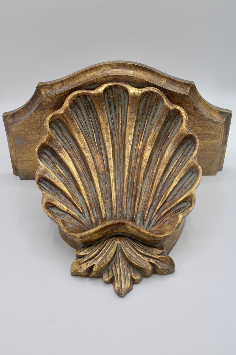 Vintage Italian Seashell Wall Shelves - Etsy