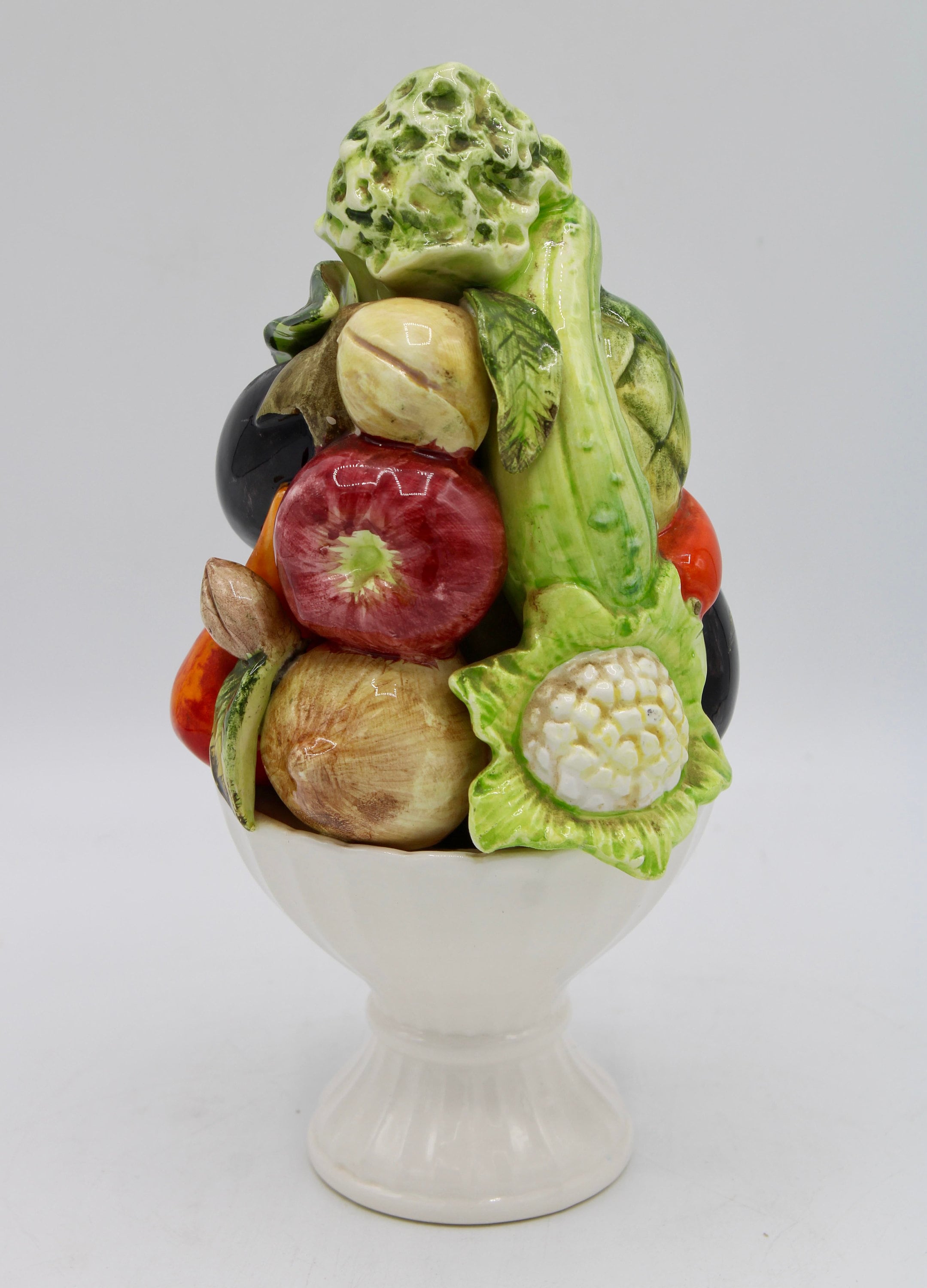 Vintage Italian Ceramic Fruit and Vegetable Topiary - Etsy