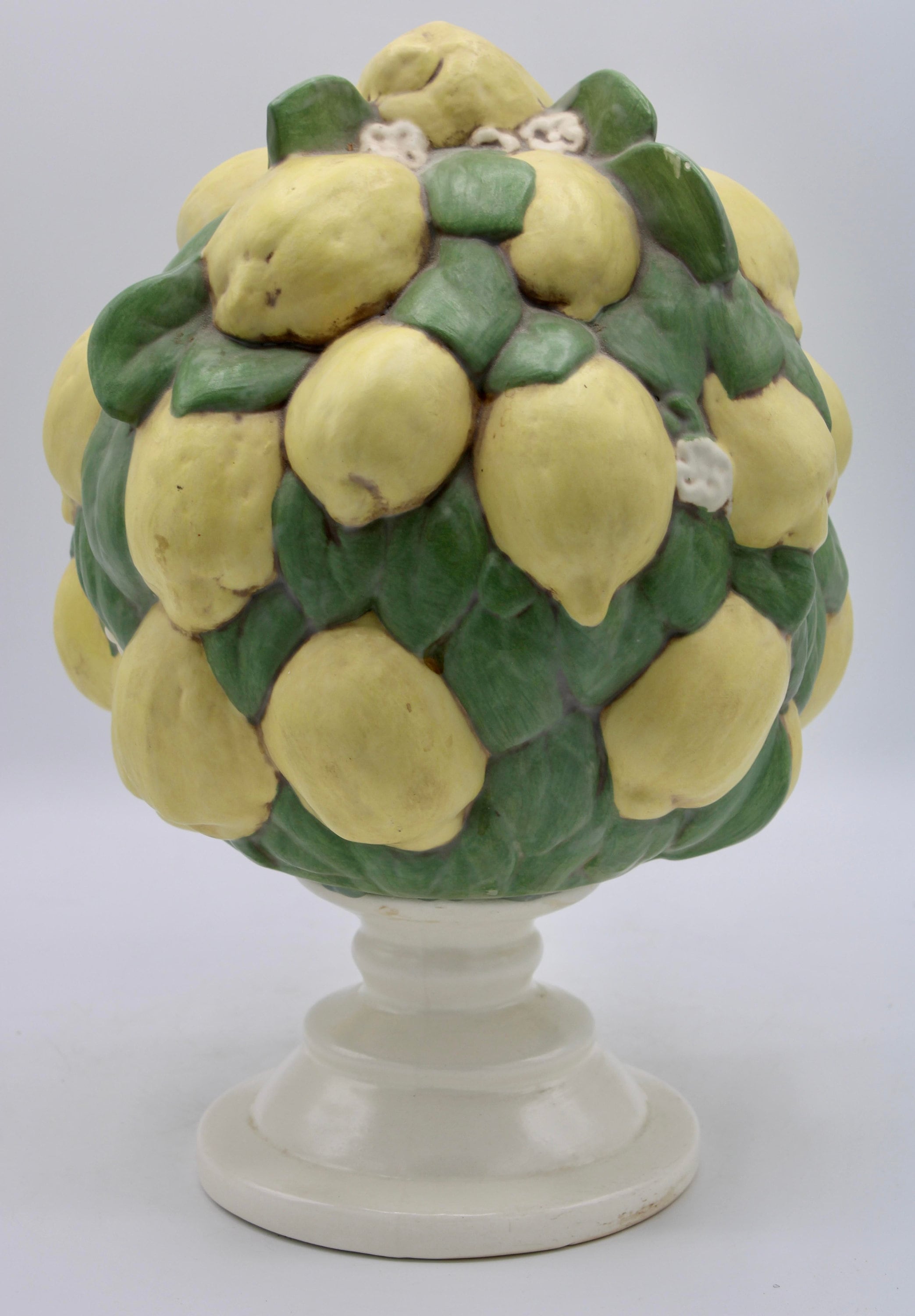Vintage Italian Ceramic Lemon Tree With Flowers - Etsy