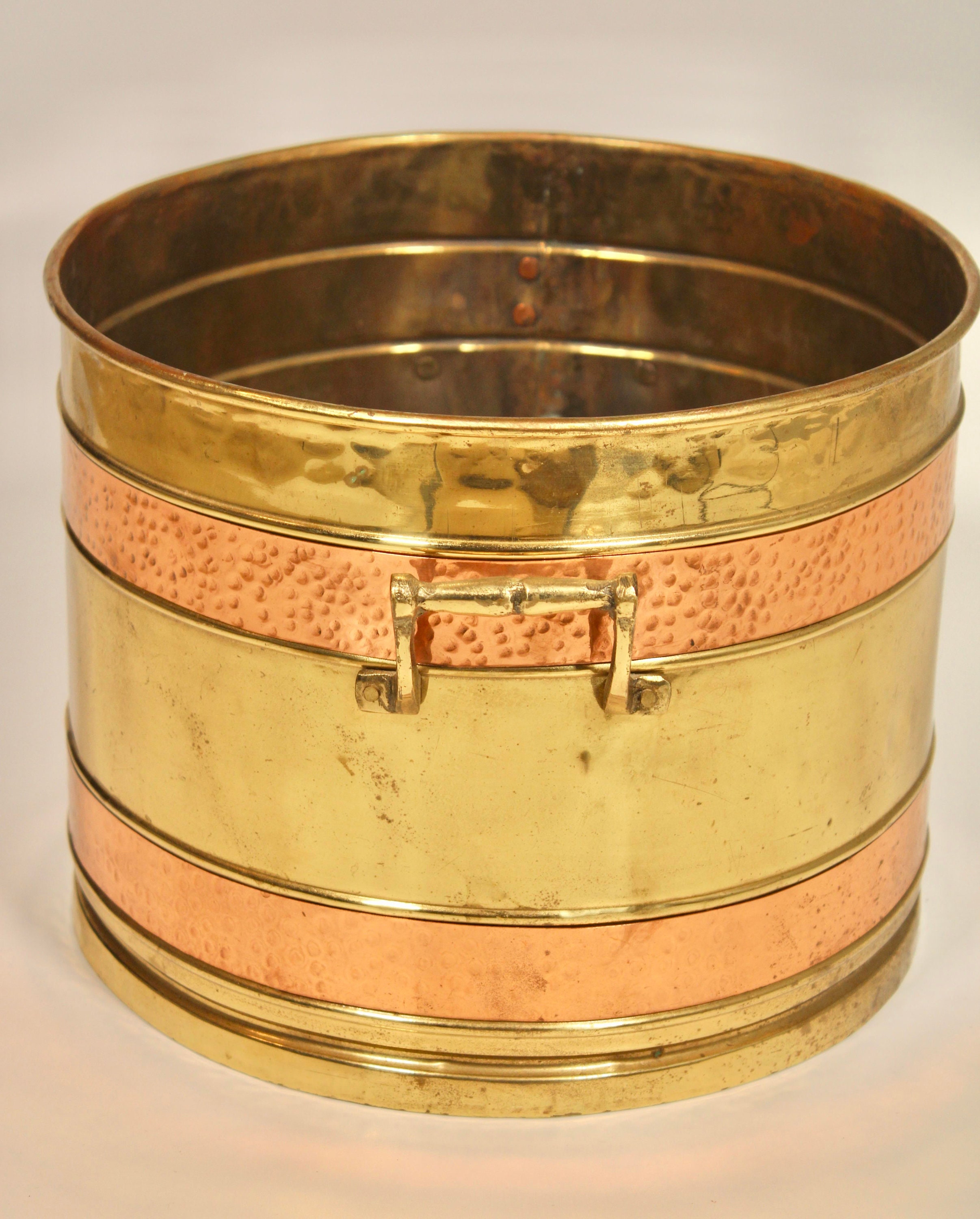 Vintage Traditional Turkish Copper and Brass Bucket - Etsy