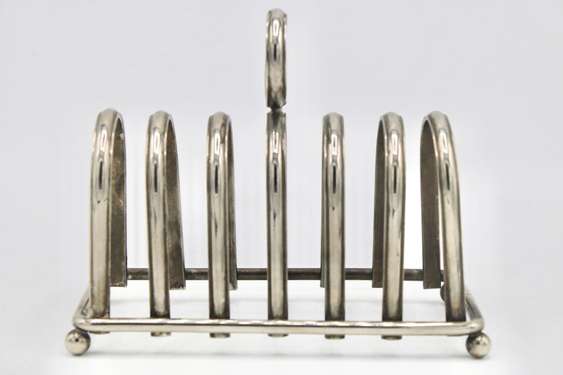 Art Deco English Silver Plate Toast Rack / Letter Holder - Etsy