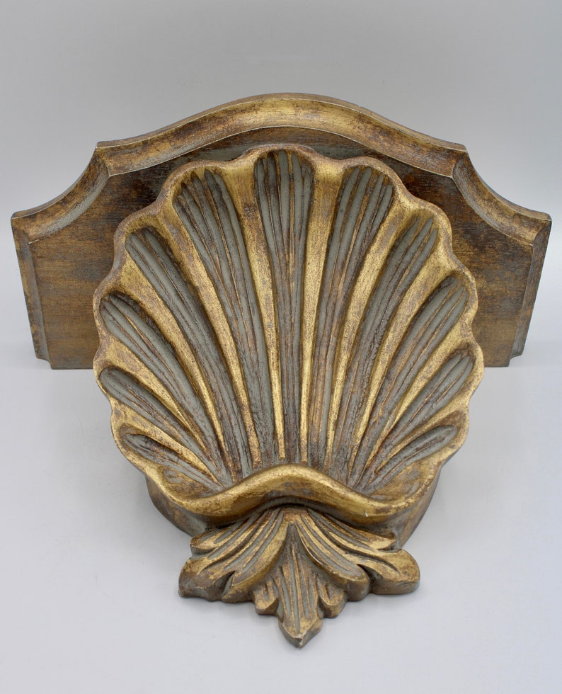 Vintage Italian Seashell Wall Shelves - Etsy