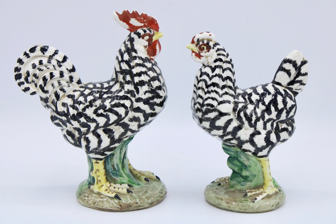Mid Century Italian Farmhouse Chickens - Etsy