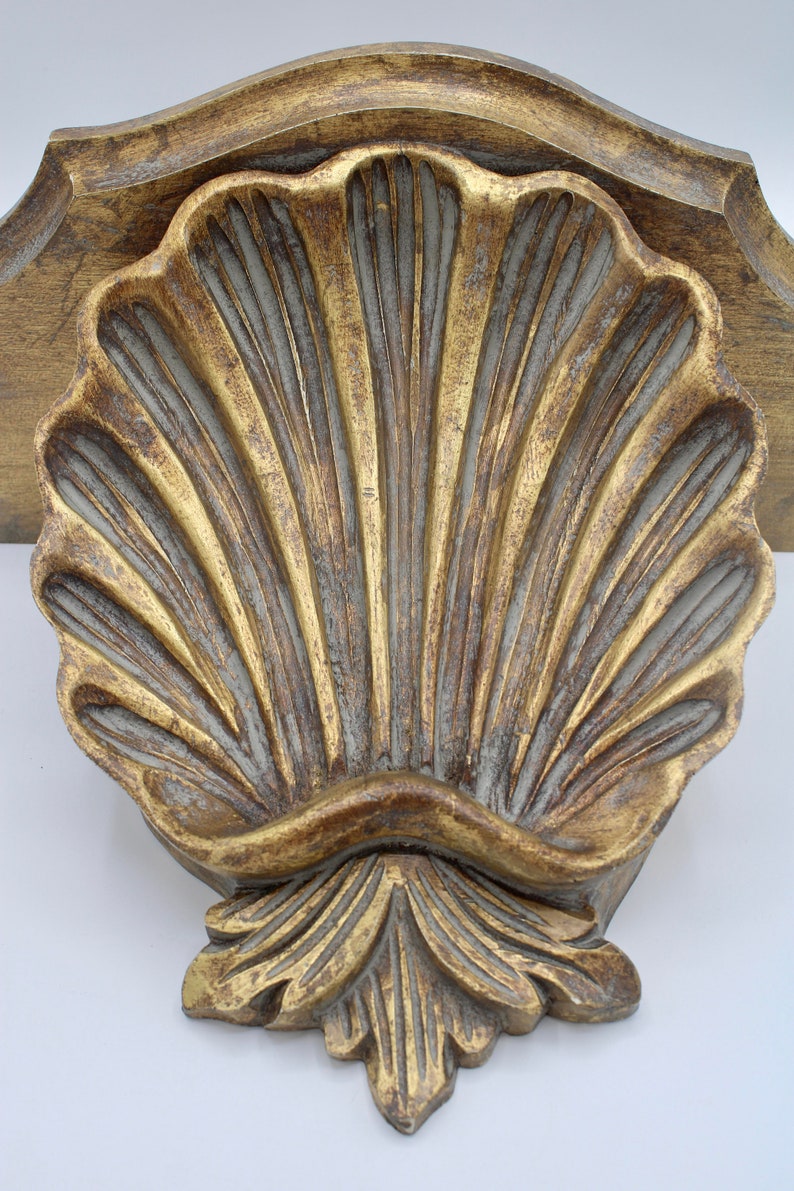 Vintage Italian Seashell Wall Shelves - Etsy