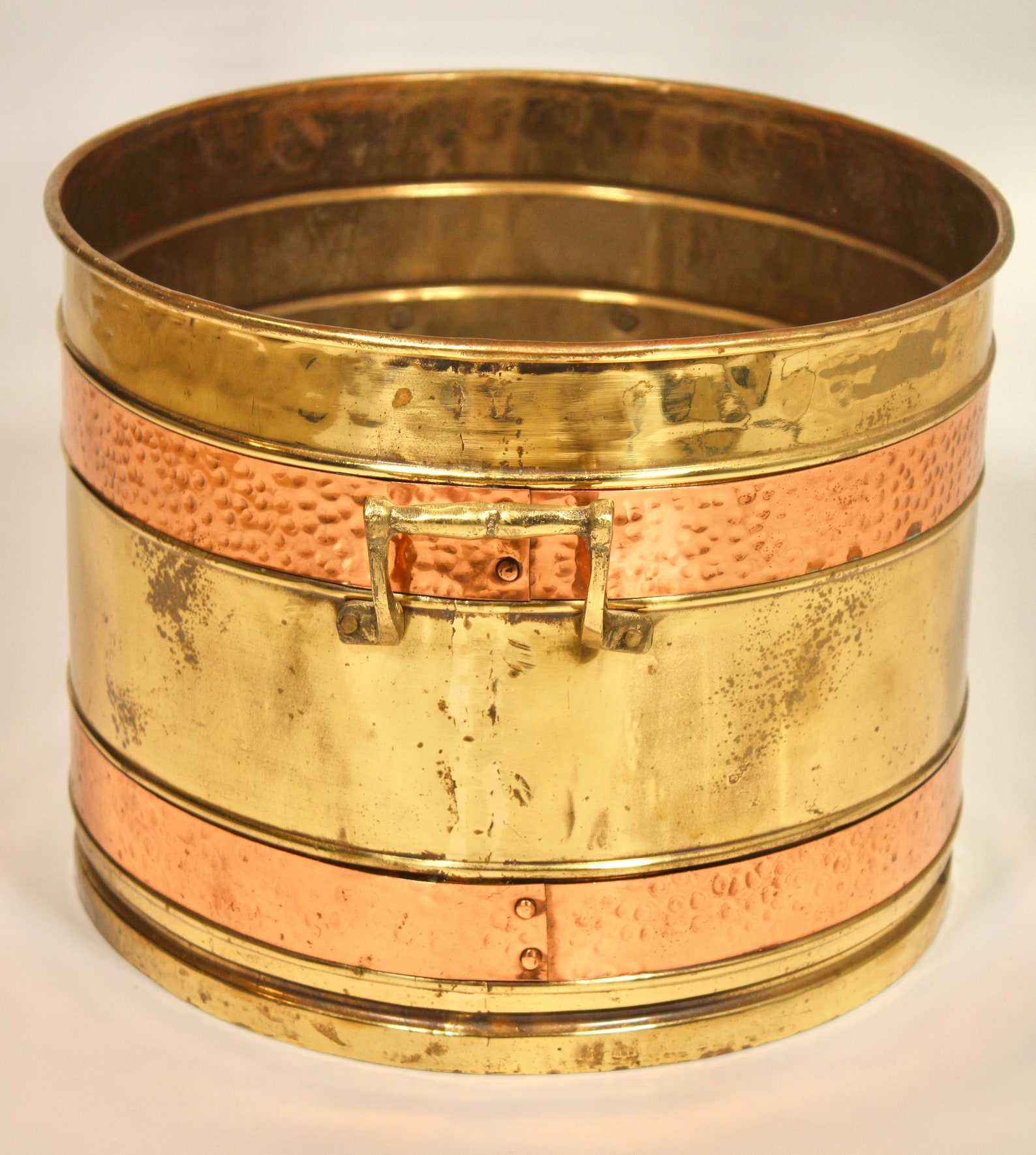Vintage Traditional Turkish Copper and Brass Bucket - Etsy